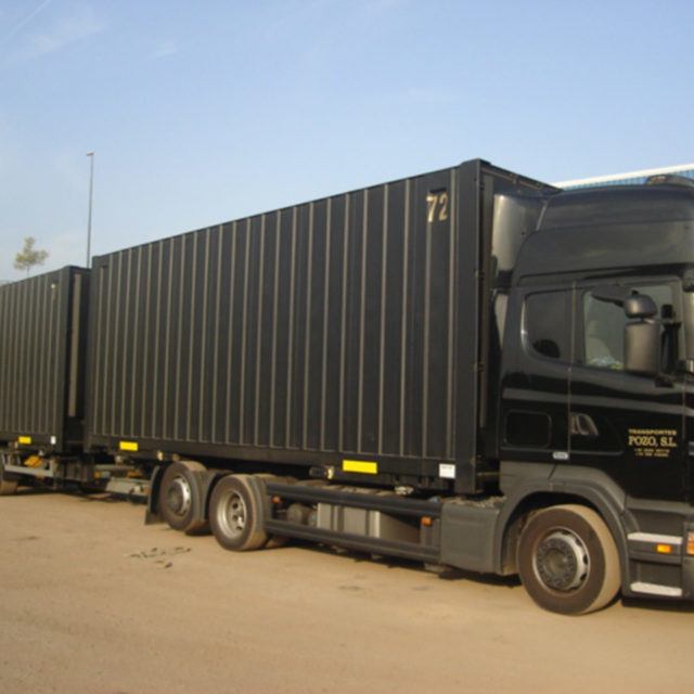 Swap body telescopic legs - Eurocontainer Manufacturer